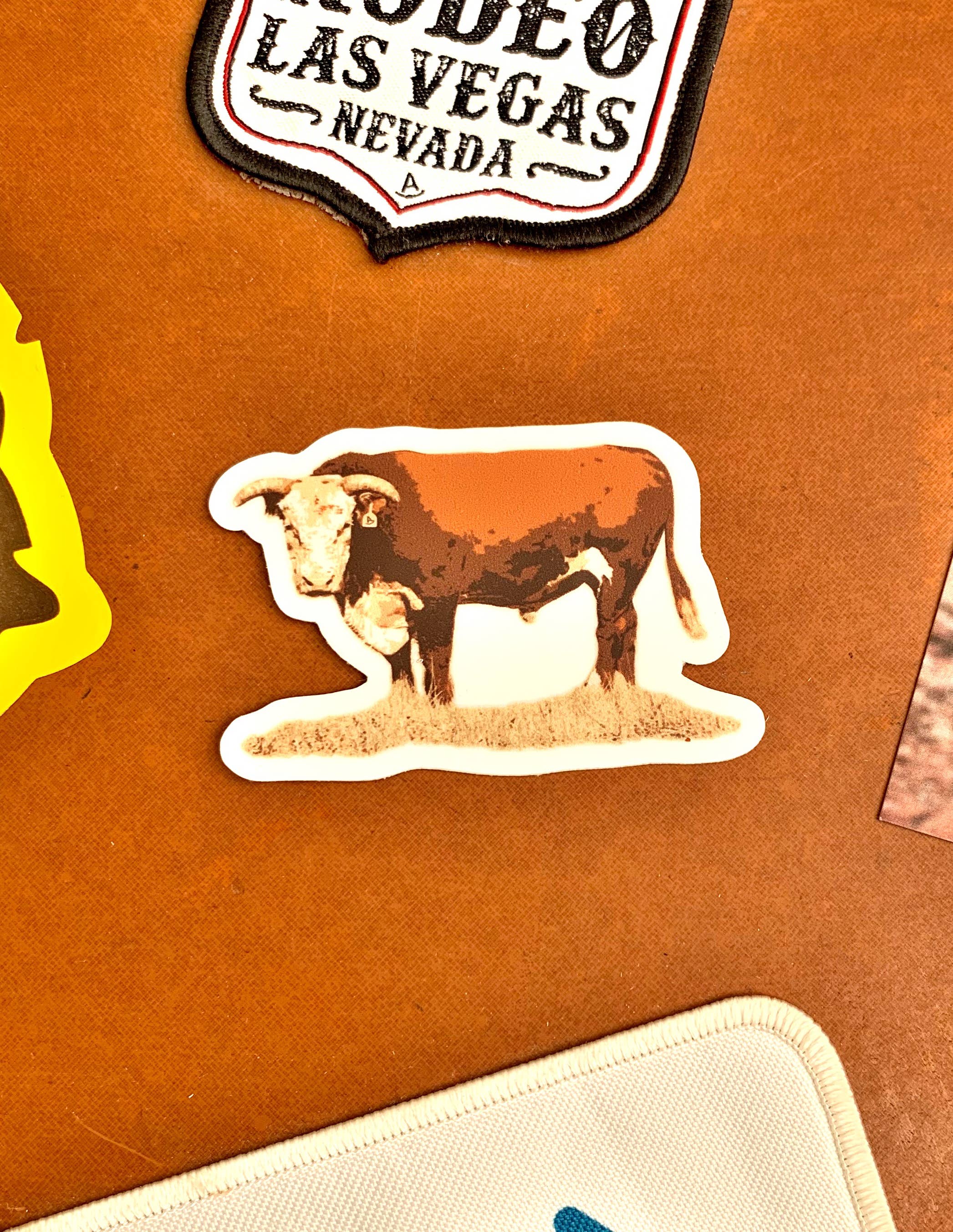 Hereford Bull sticker – Gorgeous Sorrels